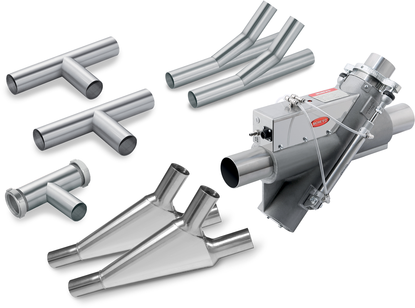 PIPES CONNECTIONS - Piping, Valves & Slide gates | Moretto S.p.A.